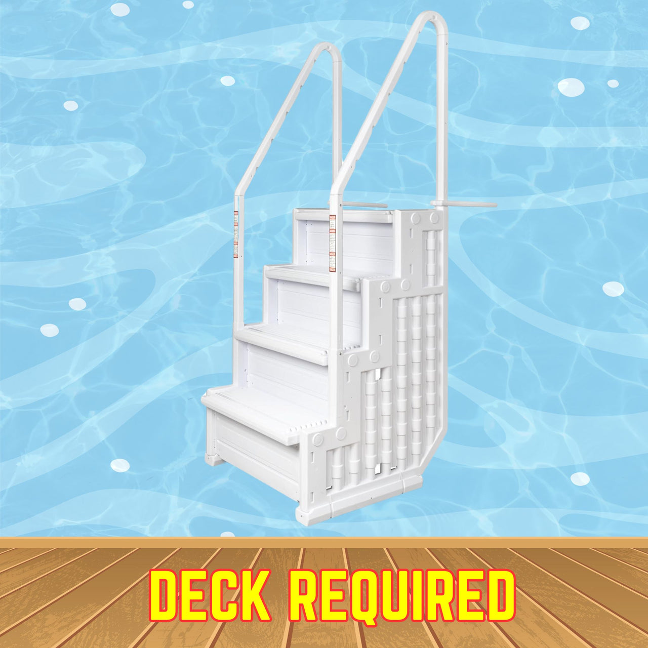 Above Ground Pool Ladders & Steps | Metairie, La & New Orleans Metro ...